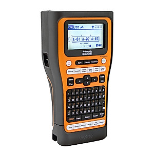 Brother P-Touch-E550W Hand-Held Labeler (UX0987),Black/orange