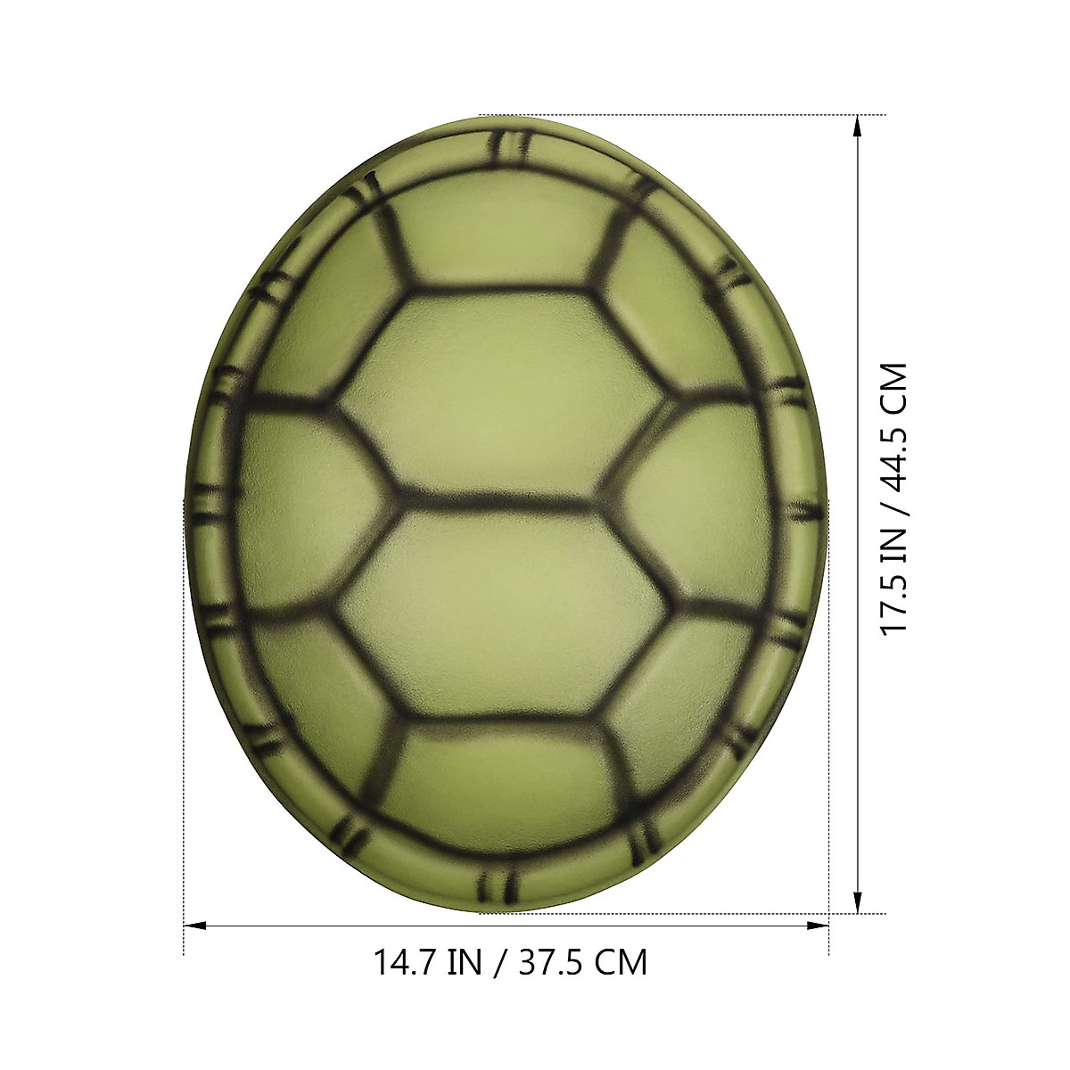 ABOOFAN Halloween Turtle Shell Costume Novelty Turtle Shell Backpack Halloween Cosplay Costume Party Carnival Performance Prop