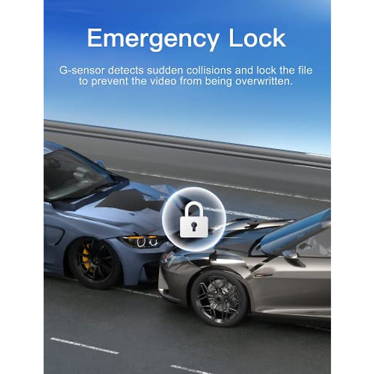 2K Dash Cam Front 1440P, GOODTS Car Camera with 2.45” IPS Screen, Mini Dash Camera for Cars with 150°Wide Angle, Dashcam with G-Sensor, Loop Recording, Parking Monitor, 64GB SD Card, SD Card Reader