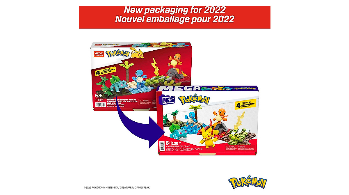 MEGA Pokémon Building Set with Articulated Characters