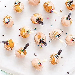 TORMEN Liquid Dropper Pasteur Pipettes for Cupcakes, Strawberry, Chocolates,Whiskey,Alcohol,Syrups,Sodas(0.2ml,12 pcs）