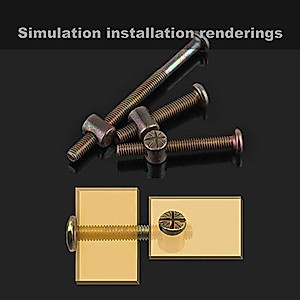 243PCS M6 Kit Crib Screws Baby Bed Screws Hardware Replacement Kit, Hex Socket Head Cap Screws Nuts for Furniture Beds Crib by SG TZH