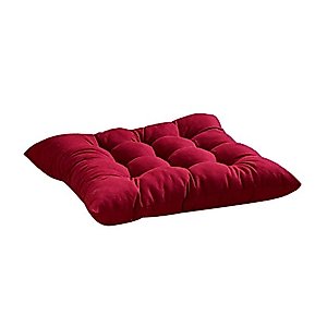 Solid Chair Pad Seat Cushion for Truck Indoor Outdoor Garden Patio Home Kitchen Office Chair Seat Cushion Pads Redfor Kitchen Dining Office Chair