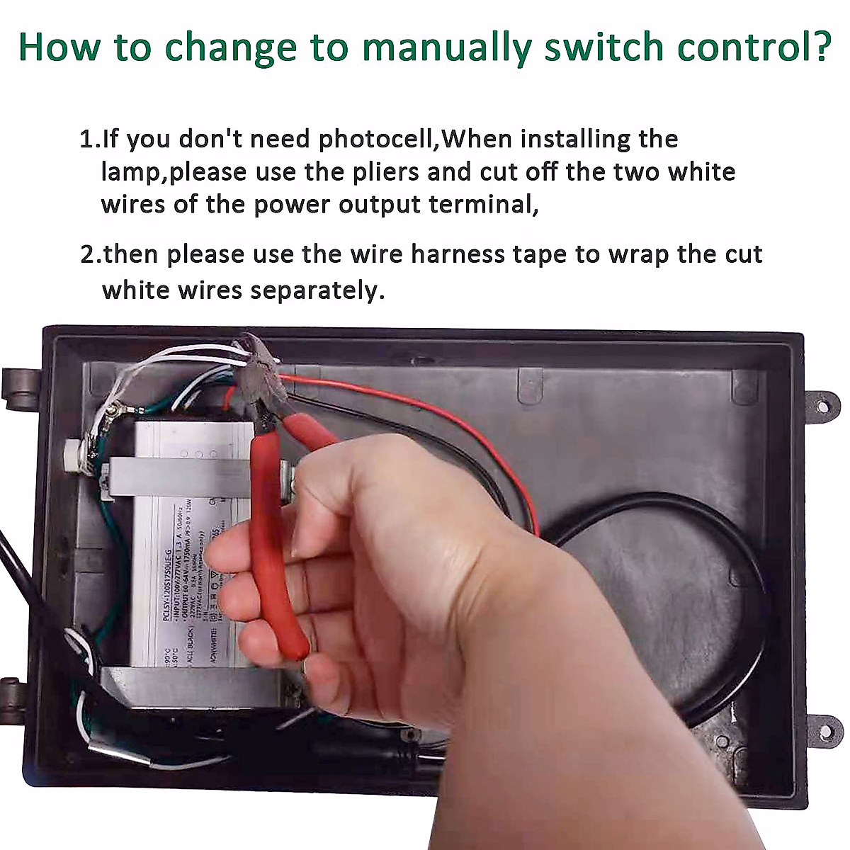 LED Wall Pack Light with Dusk to Dawn Photocell,150W 19500LM 5000K Daylight ,AC100-277V Input,900W HPS/HID Equivalent, Waterproof Commercial Security Lighting for Warehouses, Garage,ETL Listed
