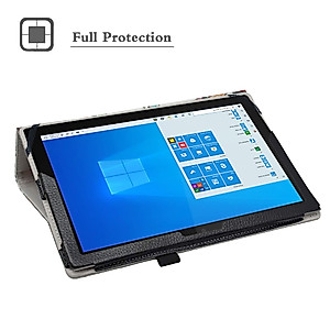 Bige for IdeaPad Duet 3i 10IGL5 Case,PU Leather Folio 2-Folding Stand Cover Case for Lenovo IdeaPad Duet 3i /Lenovo Windows Duet 3i 82AT00F2US 10.3" 2-in-1 Laptop,Love Tree