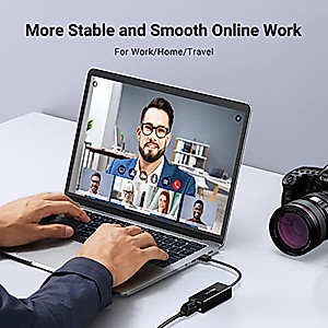 UGREEN Ethernet Adapter USB to 10 100 Mbps Network Adapter RJ45 Wired LAN Adapter for Laptop PC Compatible with Nintendo Switch Wii Wii U MacBook Chromebook Surface Windows macOS Linux (Black)