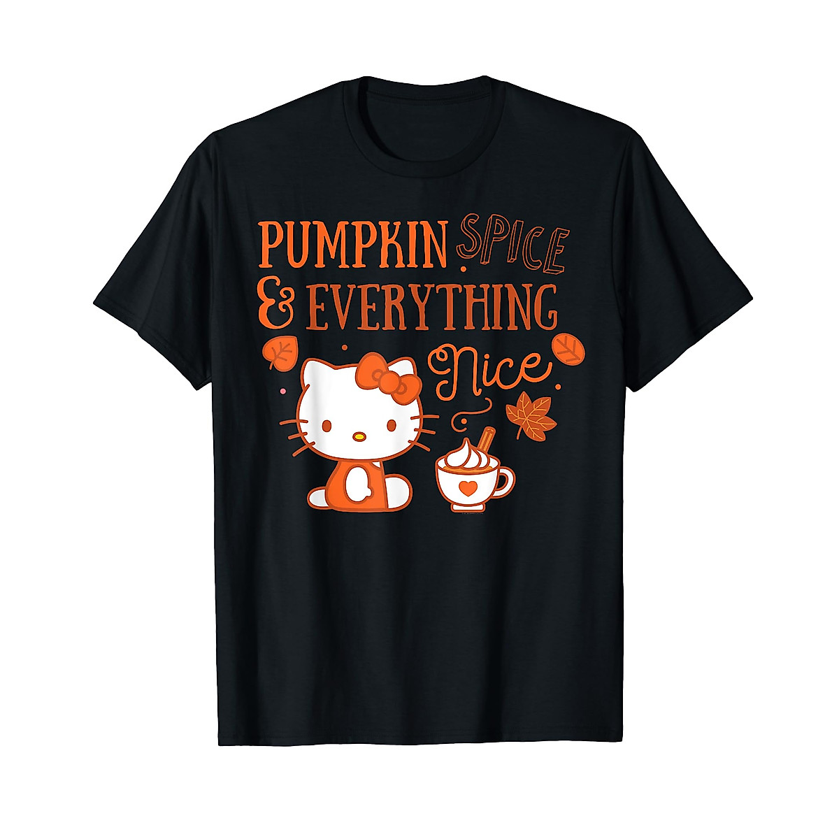 Hello Kitty Pumpkin Spice And Everything Nice T-Shirt