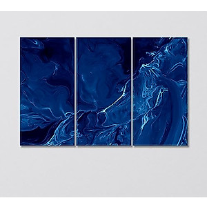 Abstract Ocean Canvas Print 1 Panel / 36x24 inches