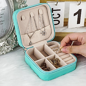 JANKOW DIY Owl Diamond Art Jewelry Box, Diamond Painting Small Jewelry Box, Owl Jewelry Box for Women, for Ring, Pendant, Earring, Necklace, Bracelet (Light Green)