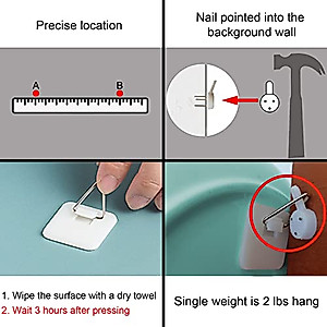 RESHANG 20set 1.25 Inch Plate Hangers for The Wall and Hangers Kit, Wall Plate Hangers for Home Office Photo Frames and Decorative Plates Board Painting, White