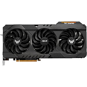ASUS TUF Gaming AMD Radeon™ RX 6900 XT OC Edition Graphics Card (PCIe 4.0, 16GB GDDR6, HDMI 2.1, DisplayPort 1.4a, Dual Ball Fan Bearings, All-Aluminum Shroud, Reinforced Frame, GPU Tweak II)