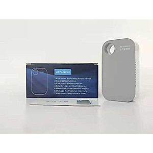 The Air Genie GL-130 - Indoor Mini Plug in Portable Air Cleaner - Negative Ion - Improve indoor air quality - Low noise - Low energy - Easy to use - Grey, 106 * 66 * 50 mm