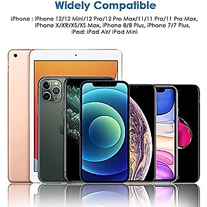 2 Pack-iPhone Earbuds with Lightning Connector(Built-in Microphone & Volume Control) in-Ear Stereo Headphone Headset Compatible with iPhone 12/SE/11/X/8/ipad - All iOS System[Apple MFi Certified]