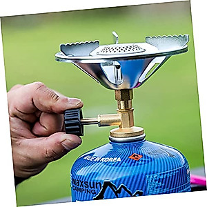 BESPORTBLE 3pcs Outdoor Portable Stove Travel Barbecue Stove Outdoor Cooker Burner propane gas cooker Outdoor Stove Head outdoor gas stove mini camping stove Survive One-piece copper