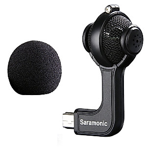 Saramonic G-Mic Microphone for GoPro Cameras Hero4, Hero3+, Hero3 (Black)