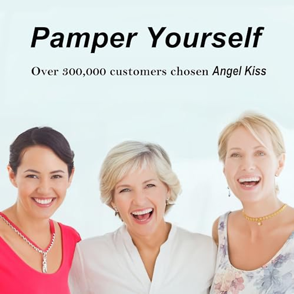 Derma Roller for Face and Body - Angel Kiss 4 in 1 Titanium Microneedling Roller Kit Micro Needle Microneedle Roller, 300 and 720 Needles 0.25mm,1200 Needle 0.3mm