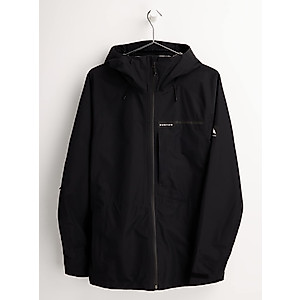 Burton Men's Standard Veridry Gore-TEX Rain Jacket, True Black, Large