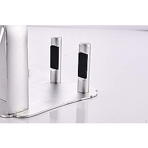 Magik Magnetic Supersonic Hair Dryer Accessories Metal Wall Mount Holder Hanger for Dyson and Other Hair Dryers Bathroom Toothbrush Makeup Cosmetic Shelf Rack Caddy Storage Organizer (Large, Silver)