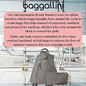 Baggallini Women's Metro Backpack, Pewter Zebra, One Size