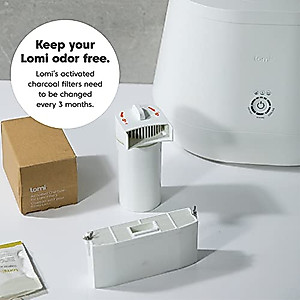 Lomi | World's First Smart Waste Kitchen Composter | Turn Waste to Compost with a Single Button with Electric Countertop Compost Bin (Pods & Filters)