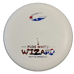 Gateway Wizard Pure White Disc Golf Putter Approach Disc (173-176)