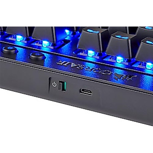 Corsair K63 Wireless Mechanical Keyboard & Gaming Lapboard Combo - Game Comfortably on Your Couch - Backlit Blue Led, Cherry MX Red - Quiet & Linear (CH-9515031-NA)