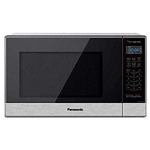 Panasonic NN-SN67HST 1.2 cu. ft. 1200W Cooking Power Stainless Steel Cool Blue LED Inverter Turbo Defrost Countertop Microwave Oven (Renewed)