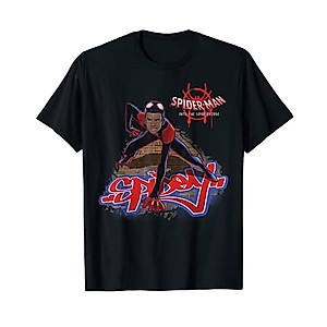 Marvel Spider-Man Spiderverse Miles Morales Climb T-Shirt