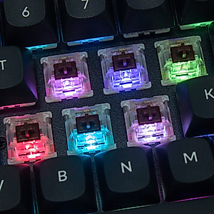 Keychron K8 Pro Wireless Custom Mechanical Keyboard, QMK/VIA Programmable Bluetooth/Wired RGB Backlight Tenkeyless with Hot-swappable Gateron G Pro Brown Switch Compatible with Mac Windows Linux