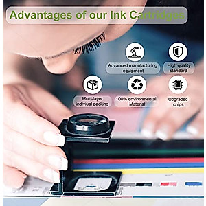 HOINKLO Remanufactured 202XL Black Ink Cartridge Replacement for Epson 212 T212 T212XL for Expression Home XP-4100 XP-4105 Workforce WF-2830 WF-2850 Printer (2 Black, New Chip)