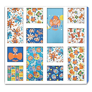 Blippi Boys' Exclusive 12-Days Advent Box of Surprise Underwear Pack Makes Potty Training Fun with Stickers, 2/3T, 4T and 5T, 12-Pack