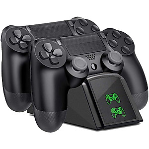 Controller Charger Docking Station, Vergissm Dual Docking Station for Playstation 4/ PS4/ PS4 pro Move Controller