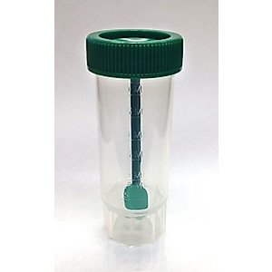 Centrifuge Tubes - 30mL, Green Caps, Flat-Bottom (with Spoon), Sterile, 24 pcs
