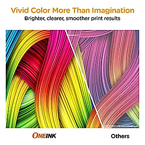 ONEINK 972X Ink Cartridges Compatible for HP 972, Upgraded Chips, Work for Pagewide Pro 477dn 477dw 452dn 452dw 577dw 577z Managed P55250dw P57750dw Printers, 4 Packs (Black/Cyan/Magenta/Yellow)