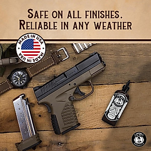 Dr. Jim's Prescription Gun Cleaner Lubricant and Protectant. Targets Carbon, Metals & Residue While Creating a Protective Barrier in and Outside of Your Gun. Made in USA