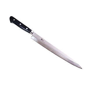 JCK ORIGINAL Kagayaki Japanese Chef’s Knife, KG-18 Professional Yanagiba 240mm(Sashimi, Sushi Knife), VG-1 High Carbon Japanese Stainless Steel Pro Kitchen Knife with Ergonomic Pakka Wood Handle