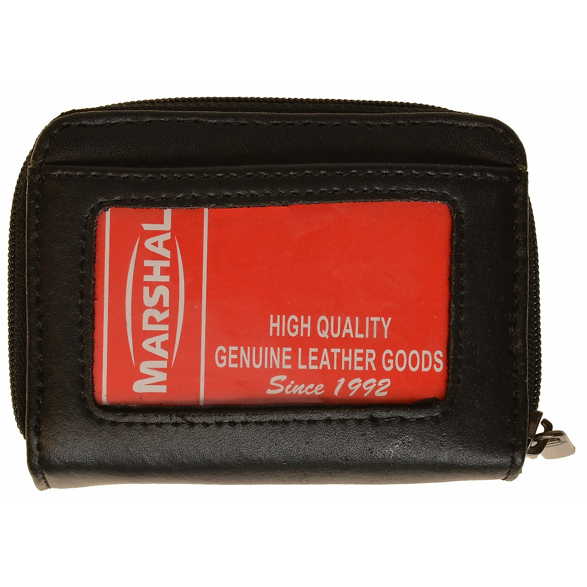 MARSHAL Genuine Lambskin Leather Accordion Wallet