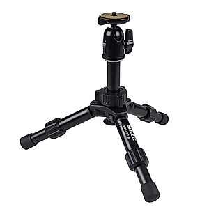 SLIK Mini Pro III Table Top Tripod, 2-Section, Max 10" - Black