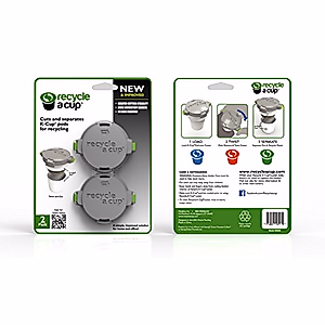 Medelco Recycle A Cup - Coffee or Tea Pod Recycling Tool - Compatible with K-Cups - Best Single Serve Coffee Pod Recycling Tool - K Cup Recycling - Single Serve Pod Cutter (pack of 2)