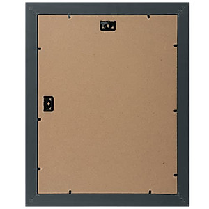 Golden State Art, 11X14 Photo Frame, White Mat For 2-5X7 Photos, Real Glass, Landscape/Portrait Wall Display, Home D Cor, Gift For Families, Students, Friends, Black With Burgundy/Gold Trim