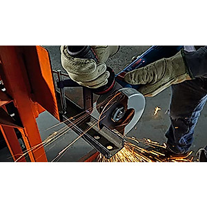 BOSCH GWS10-450 4-1/2 In. Ergonomic Angle Grinder with Slide Switch, Black