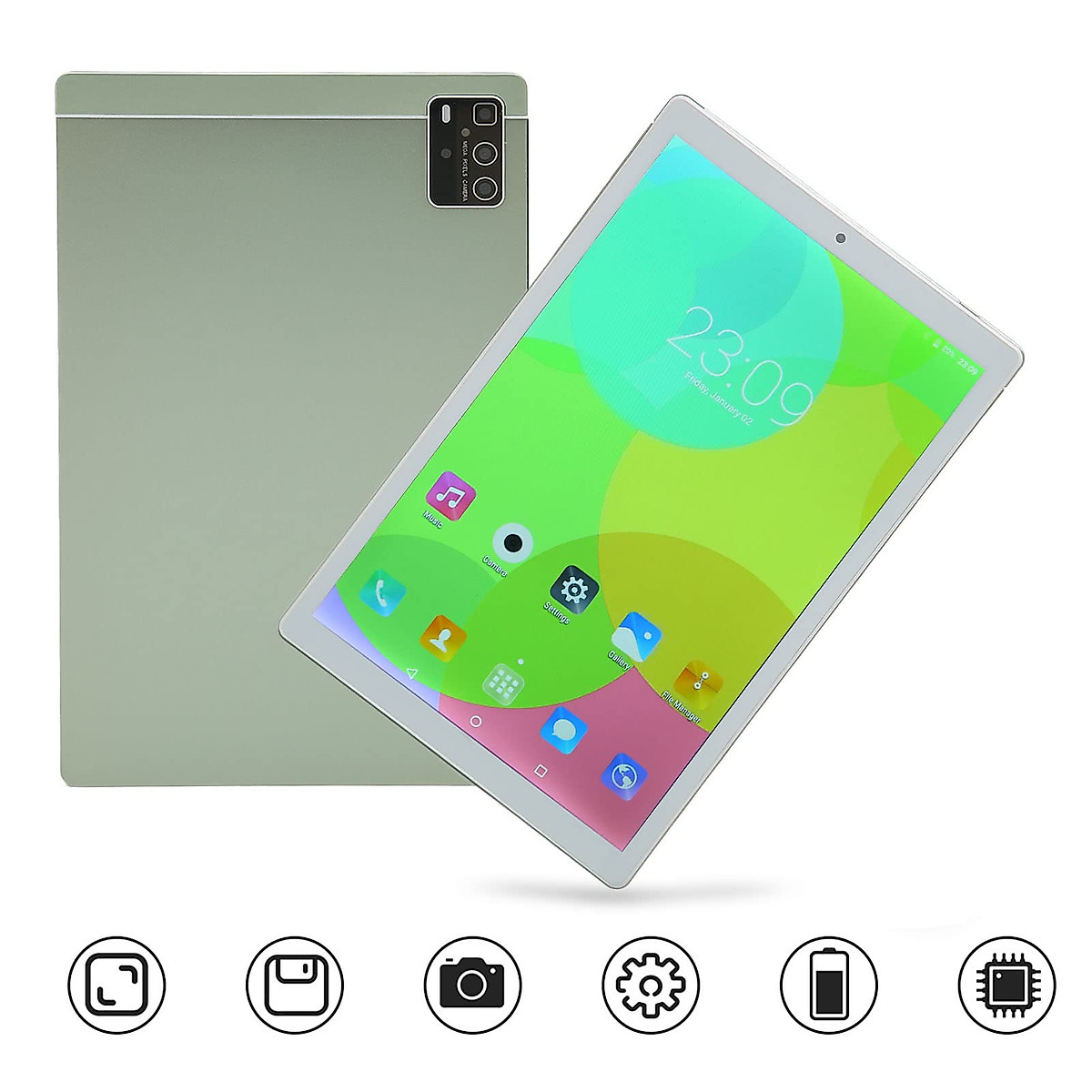 10.1 Inch Tablet with 2K Display & 8-Core Performance