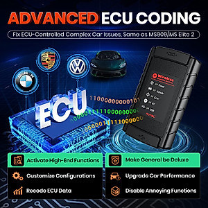 Autel MaxiCOM MK908 II Scanner: 2024 Up of MK908 MS906 PRO MP900BT MS906BT, ECU Coding as Elite 2 PRO MK908 Pro II MS908S Pro II, 38+ Service, 3K+ Bidirectional Tool, OS 10, OE All Sys, Auto Scan 2.0