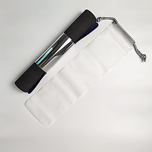 ZIRONGKUI Waterproof Playmat Storage Bag CCG Playmat Bag Mouse Pad Storage Box Compact Storage and Easy to Carry - White