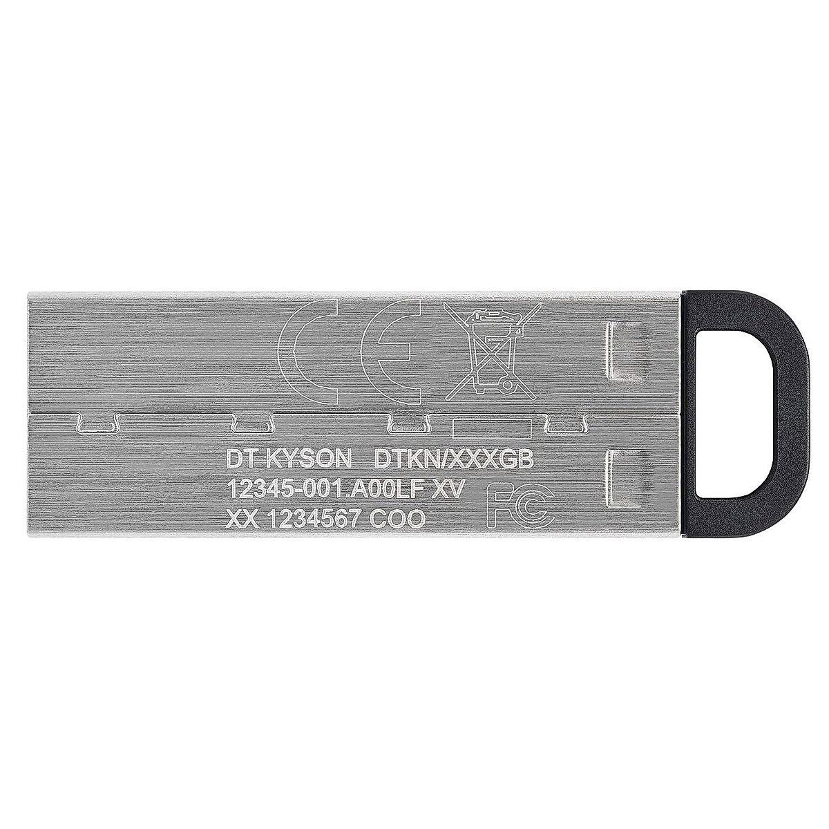 Kingston 64GB Kyson USB 3.2 Gen 1 200MB/s Read Metal Flash Drive (3-pack) (3 Items)