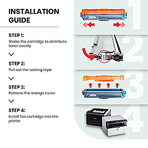 YoYoInk Compatible Printer Toner Cartridge Replacement for Brother TN750 2 Pack (2 Black)