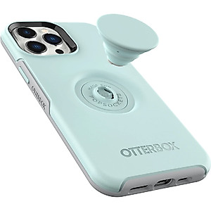 OtterBox + Pop Symmetry Series Case for iPhone 13 Pro Max & iPhone 12 Pro Max (Only) - Non-Retail Packaging - Tranquil Waters (Light Teal/Grey)