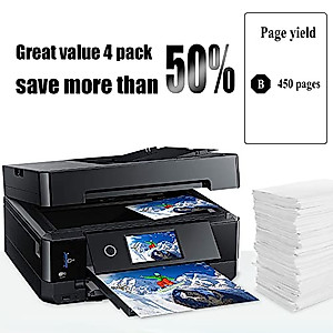 NoahArk 3 Packs T098 Remanufactured Ink Cartridge Replacement for Epson 98 use for Epson Artisan 700 710 725 730 800 810 835 837 Printer (3 Black)