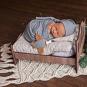 Newborn Photography Props Mini Mattress Posing Pillow Infant Baby Boy Girl Photo Shoot Bedding Mat Accessories