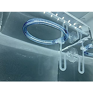 Invisible Feeding Ring (Customizable and Auto-Leveling) Food Portal for Floating Plant Aquariums and Fish Tanks (Standard 2.5" Feeding Ring)